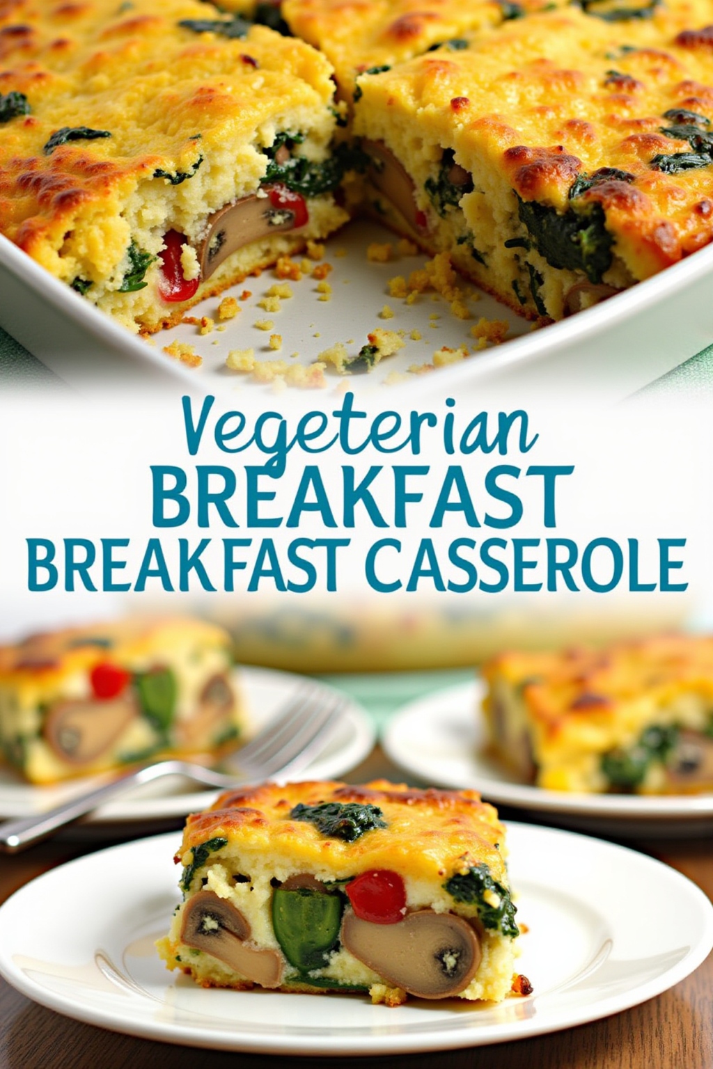 Morning Magic: Hearty Vegetarian Breakfast Casserole for Effortless ...
