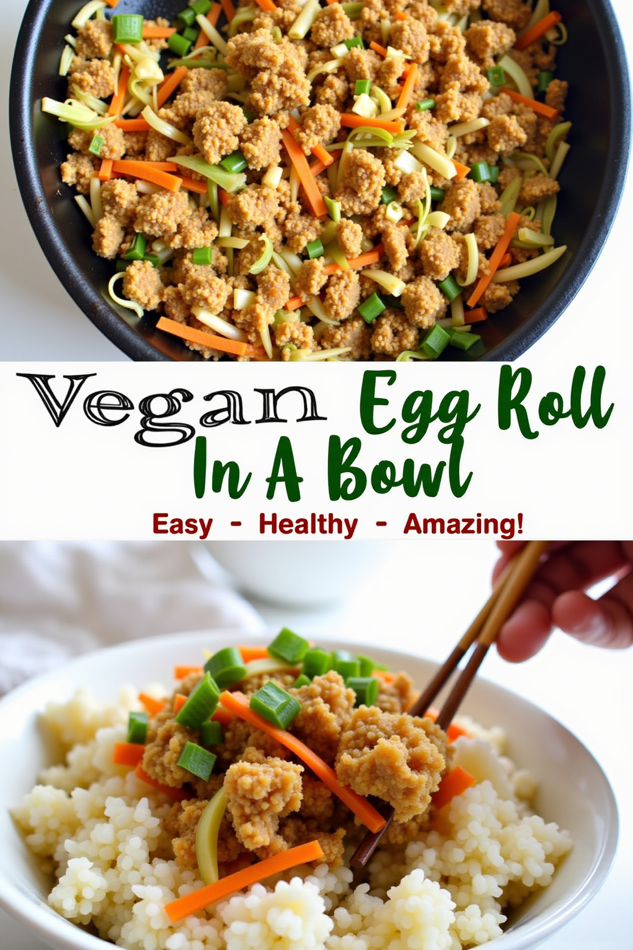 Vegan Egg Roll Reinvented: One-Bowl Flavor Explosion - Egg & Bloom