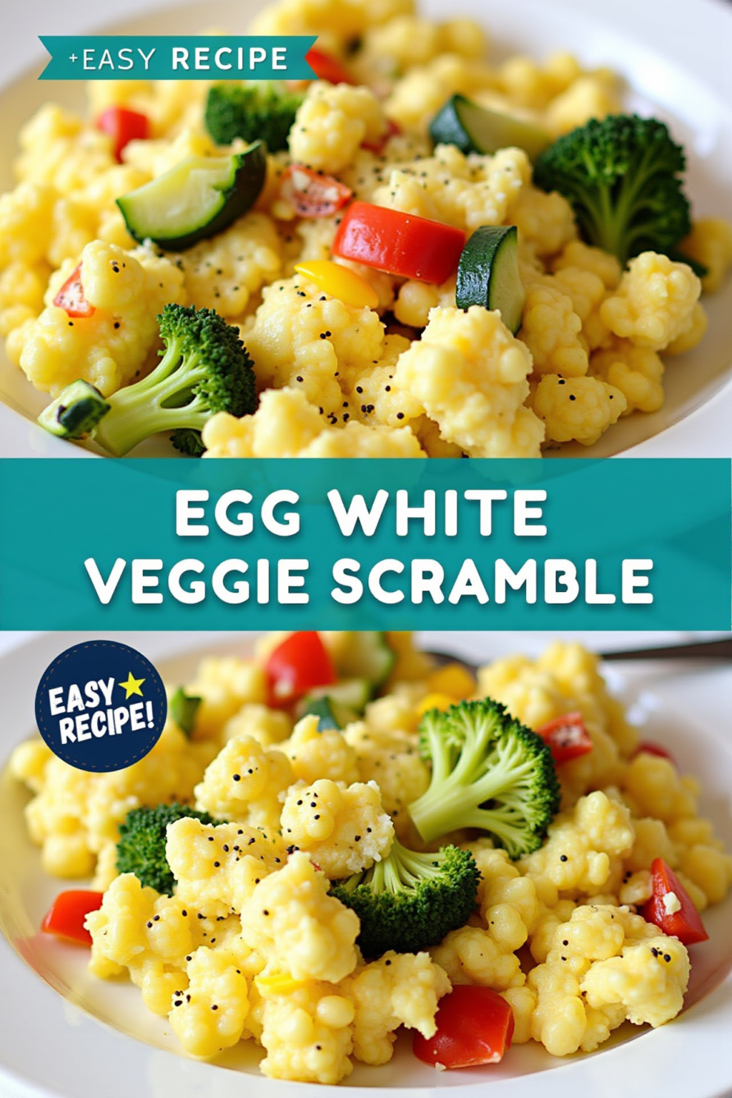 Morning Energizer: Quick & Customizable Egg White Veggie Scramble for a ...